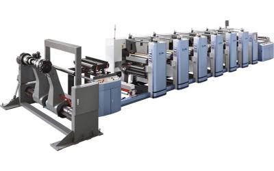 China Flexo Printing and Slitting Production Line FM-T400 for Online Trimming Roll to Sheet for sale