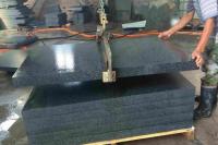 China Binzhou Black Granite Tiles & Slabs for sale