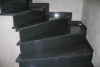 China black granite absolute black slab polish/flamed/honed for sale