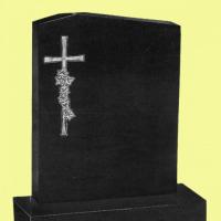 China Black Granite rectangular monument for sale