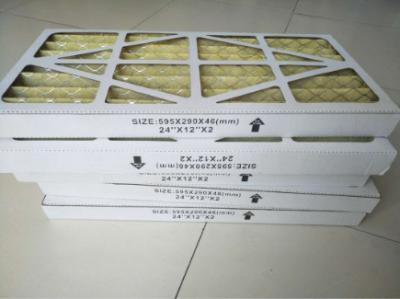 China 800mm 870mm Metal Frame Screen Air Filter Metal Frame Cast Iron for sale