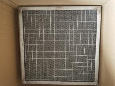 China 70C 40MM2 Plate Furnace Air Conditioner Filter Metal Frame With Shell for sale