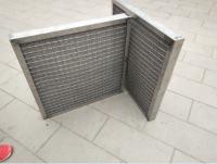 China 70C 40MM2 Plate Furnace Air Conditioner Filter Metal Frame With Shell for sale