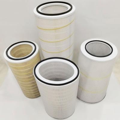 China 700mm 323mm Dust Removal Compressed Air Filter Cartridge Anti Static for sale