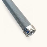 China 10MM Removal Oil Impurities Candle Filter Element Folded Stainless Steel Filter Element for sale