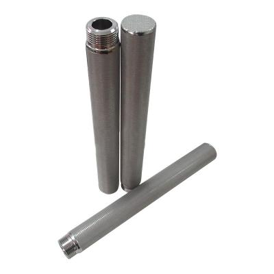 China 50mm Sintered Candle Filter Element Stainless Steel Oil Filter For Chemical Fiber Spinning for sale