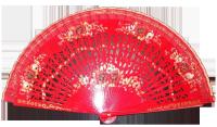 China [I AM YOUR FANS] Spanish Folding Wooden Hand Fan Customized Home Decoration  Spanish Wood  Fan Painted With Flower for sale