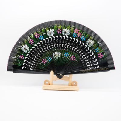 China [I AM YOUR FANS]Wholesale Mixed Styles Colorful Spanish Pattern Wedding Gifts Wooden Folding Hand Fans for sale