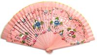 China [I AM YOUR FANS]Wholesale Mixed Styles Colorful Spanish Pattern Wedding Gifts Wooden Folding Hand Fans for sale