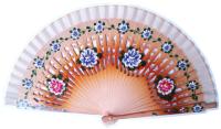 China [I AM YOUR FANS]Wholesale Mixed Styles Colorful Spanish Pattern Wedding Gifts Wooden Folding Hand Fans for sale