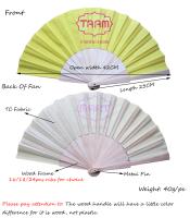 China Custom Design Print Personalize Folding Wooden Hand Fan Abanicos De Mano Foldable Promotion Fan Wholesale for sale