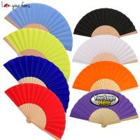 China Promotion Hand Fan Custom Design Print Personalize Folding Wooden Hand Fan for sale