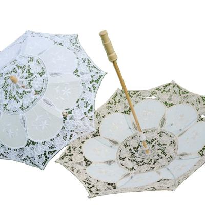 China Decorative Elegant Craft Umbrella Stage Performance Accessories Photography Props Lace Umbrellas Sombrillas Parasol Para Auto for sale