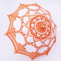 China Handmade Lace Sunny Umbrella Process Lace Umbrella Photography Recital Dance Wedding Decoration Sun Umbrella for sale