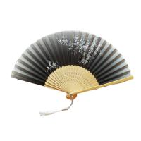 China [I AM YOUR FANS] Chinese Flower Pattern Art Craft Gift Folding Fan Party Dance Ancient Style Clothing Hand Fan for sale