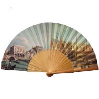 China [I AM YOUR FANS] High Performance OEM Custom Print Wooden Hand Fan As Promotional Gift for sale