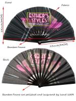 China New Wholesale Custom Printed Logo Folding Hand Fan Wedding Bamboo Hand Held Fan Large Hand Fans for sale