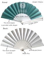China Custom Advertising Promotional Type Plastic Hand Fan Cheap Plastic PP Hand Fan for sale