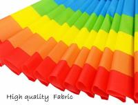 China [I AM YOUR FANS] 13 Ribs Rainbow Color Large Kungfu Fan Wushu Dance Rave Fan for Sale for sale
