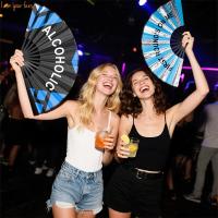 China Custom Logo 13 Inch Carnival Fan - Bulk Order Promotional Hand Fans for Party Events & Festival Supplies, Wholesale for sale