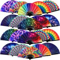 China Custom Logo 13 Inch Carnival Fan - Bulk Order Promotional Hand Fans for Party Events & Festival Supplies, Wholesale for sale