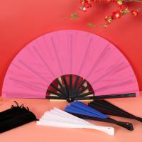 China Customized 33cm Personalized Clack Fans Large Chinese Hand Fan Rave Fan for sale