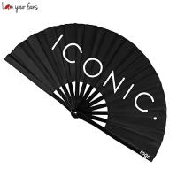 China 2025 New Arrival Customized Printing Decoration Bamboo Hand Fans Large for sale