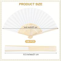 China Custom Bamboo Hand Fan Personalized Wedding Fans Paper Fans for Wedding Decoration for sale