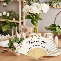 China Eco-Friendly Bamboo Carved Classic Wedding Favors Fan Custom Logo Handheld Fan Wedding Fans for sale