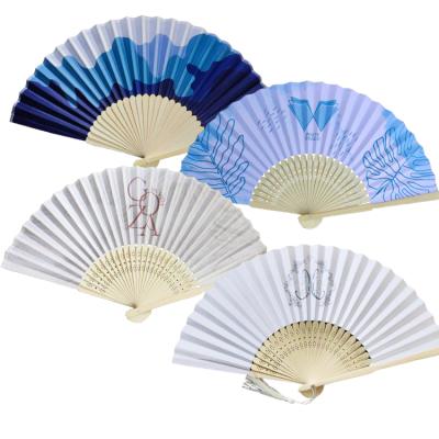 China Custom Printed Bamboo Hand Fans - Bulk Order Personalized Folding Fans for Wedding Favors & Event Supplies, Wholesale for sale