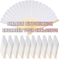 China Custom Printed Bamboo Hand Fans - Bulk Order Personalized Folding Fans for Wedding Favors & Event Supplies, Wholesale for sale