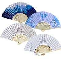 China Custom Printed Bamboo Hand Fans - Bulk Order Personalized Folding Fans for Wedding Favors & Event Supplies, Wholesale for sale