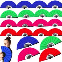 China Hot Selling Durable Pride Fans Large Festival Dance Fan Large Rave Clack Hand Fan for sale