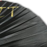 China Hot Selling Personalized 33cm Large Clack Fan Rave Festival Fans Kungfu Hand Fans for Party, Dance for sale