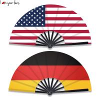 China Ultimate Performance 33cm Clack Fan Globally Recognized Handheld Bamboo Fabric Painted Technique for sale