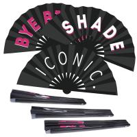 China Best Price Bulk Custom Fan Rave Fan Loud Folding Fan Bamboo/Plastic Bone for DJ/Event Planner/Reseller for sale