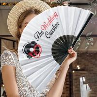 China 2025 Best Selling Promotion 13 Inch Large Large Noise Rave Fan Personalized Custom Printed Logo Clack Hand Fan for sale