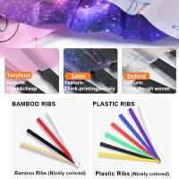 China Factory Price Custom Rave Hand Fan Printing Large Rave Clack Fans Kung Fu Bamboo Folding Fans for sale