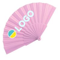 China Chinese Traditional Style Kung Fu Fan Bamboo Fan Large Rave Handheld Fan for sale