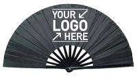China Customized Classical Bamboo Fan Dance Fan Clacking Rave Hand Fan for Party for sale