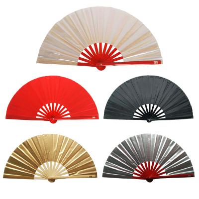 China 33cm Large Customized Motif Rave Fans Classic Chinese Art Big Clark Handing Folding Fans for Sale for sale