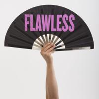 China Personalized Large Folding Fan Hand Held Bamboo Fabric Clack Fans Rave Fans for Music for sale