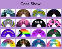 China Custom Kung Fu Folding Fans Large Hand Held Clack Fans Bamboo Fan 33Cm For Rave Festivals for sale