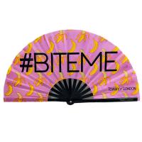 China Customized Large Wooden Folding Wedding Hand Fan Personalized Black Rave Hand Fan for Party Event Weddings for sale