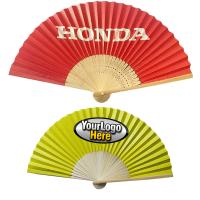 China Custom Bamboo Fan Crafts Rave Clack Fan Festivals Foldable Hand Fan for Christmas for sale