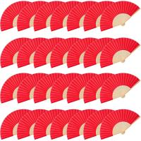 China Wholesale Two-sided White Bamboo Hand Fans Custom Printed Bamboo Folding Fan for sale