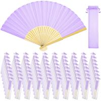 China Wholesale Two-sided White Bamboo Hand Fans Custom Printed Bamboo Folding Fan for sale