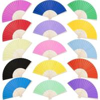 China New Design Custom Bamboo Folding Fan Hand Held Fan Bamboo Fans for Wedding for sale