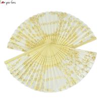 China Wedding Decoration Birthdays Home Gifts Chinese Bamboo Fabric Fan Openwork Personal Hand Held Folding Fans for sale