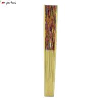 China New Arrival Advertising Souvenir Bamboo Folding Hand Fans for Business Gifts, Home Decor for sale